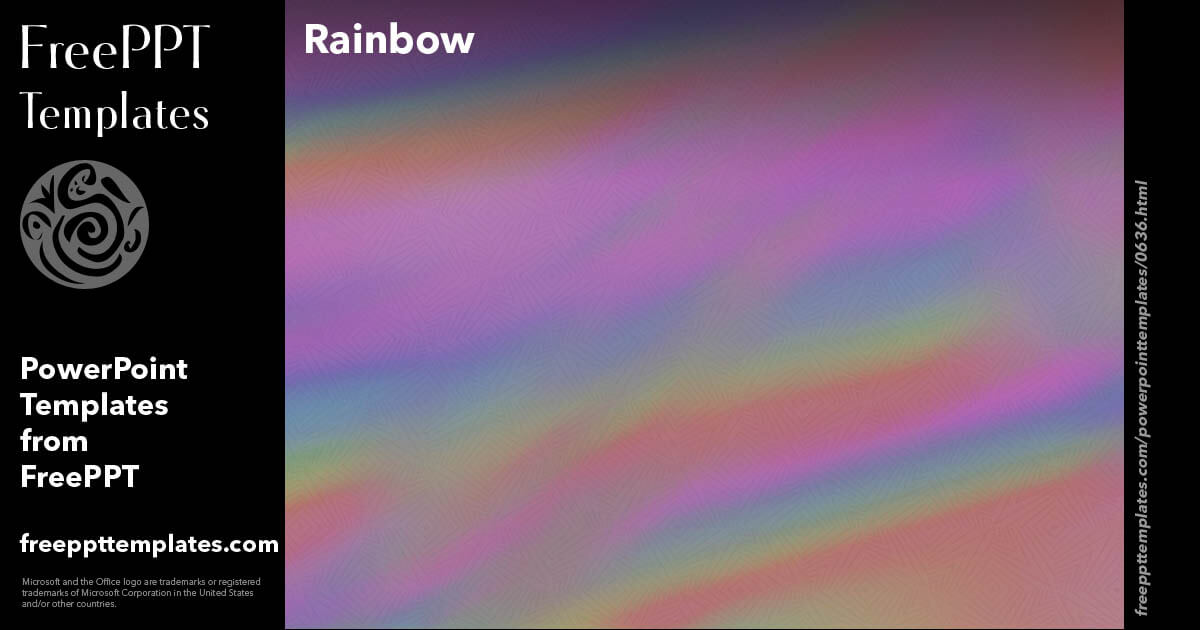 Rainbow 02 - PowerPoint Templates