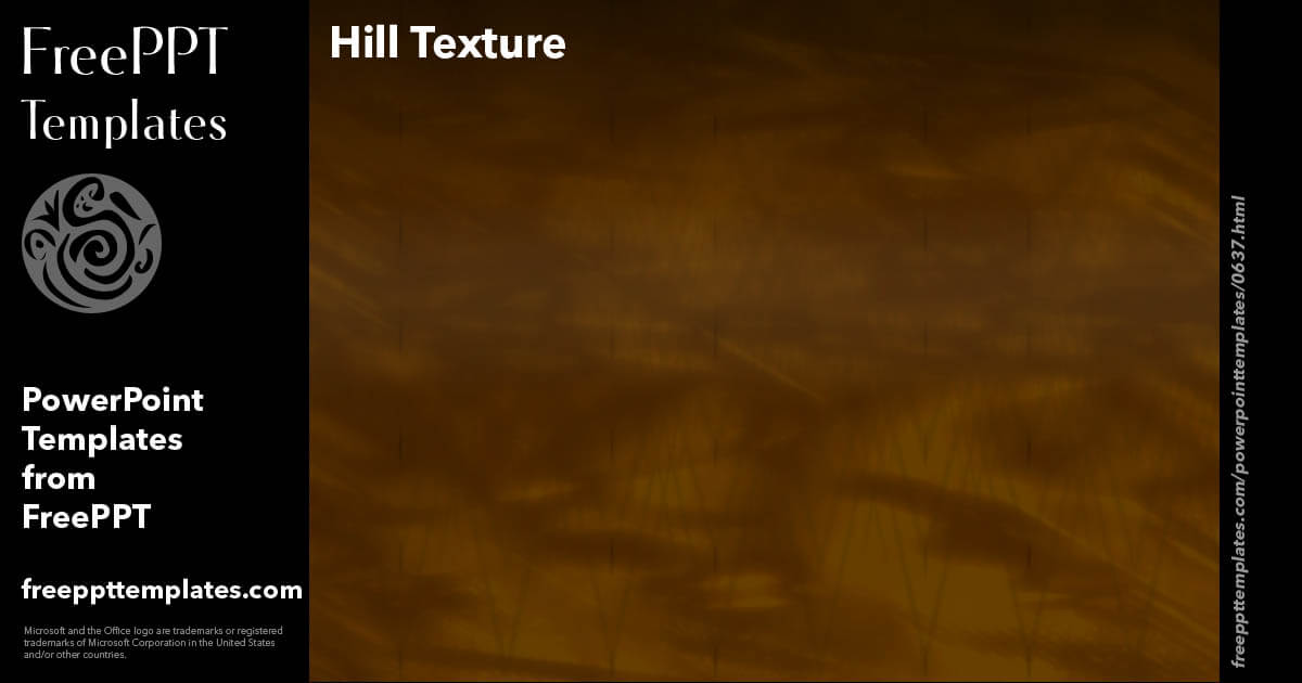 Hill Texture - PowerPoint Templates