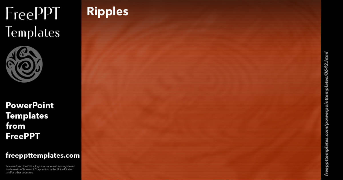 Ripples 07 - PowerPoint Templates