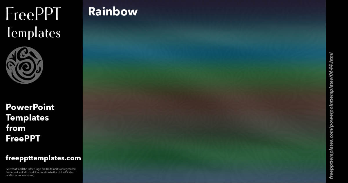 Rainbow 03 - PowerPoint Templates