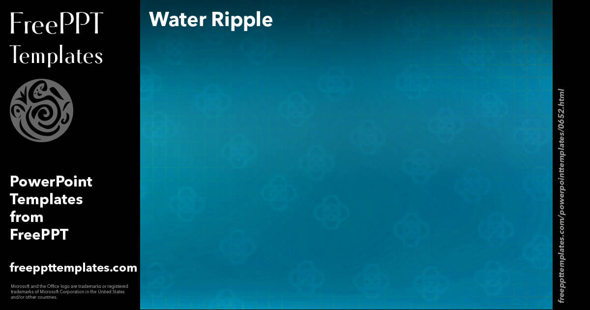 Water Ripple - PowerPoint Templates