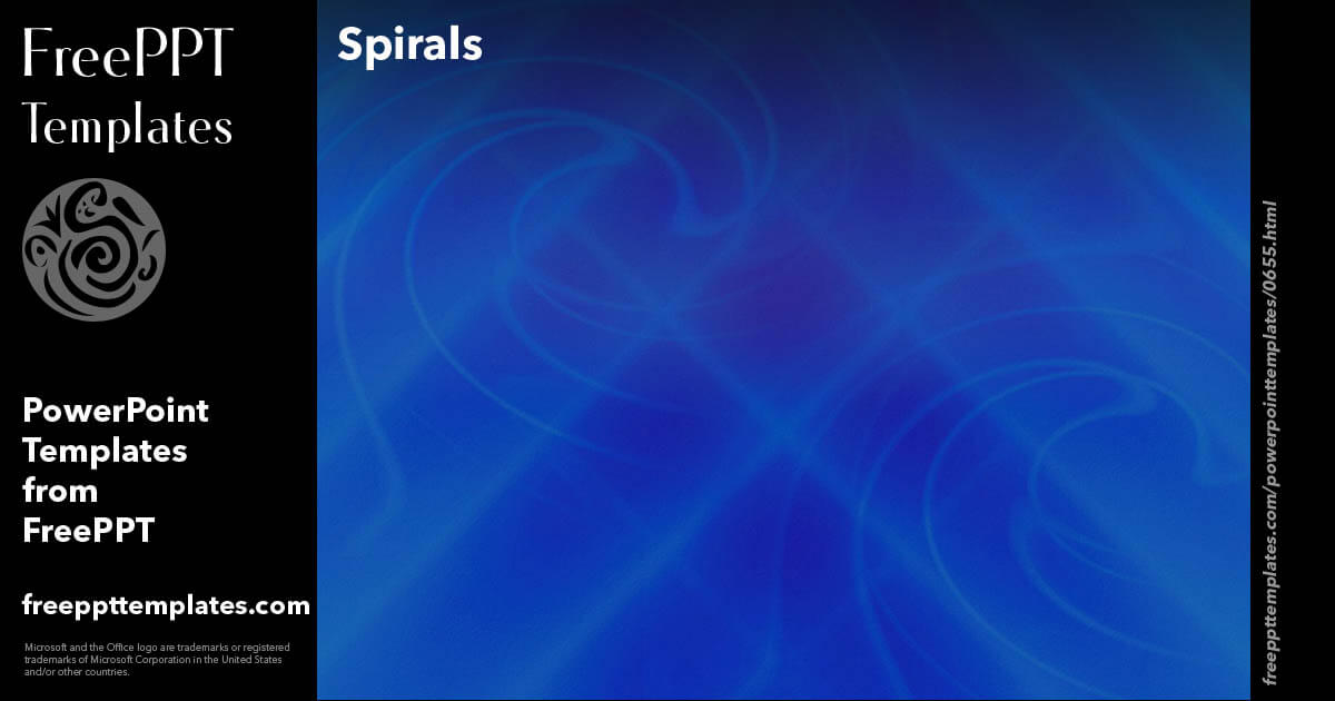 Spirals 17 - PowerPoint Templates
