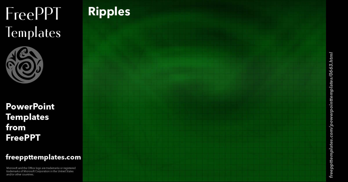 Ripples 08 - PowerPoint Templates
