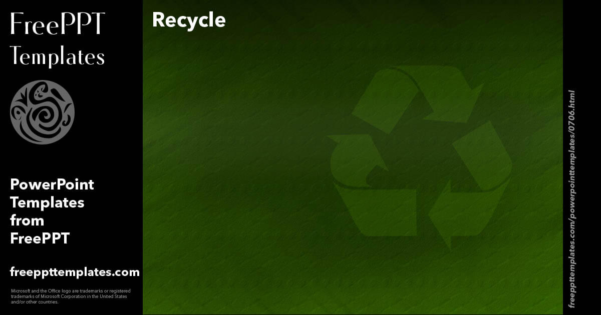 Recycle 01 - PowerPoint Templates