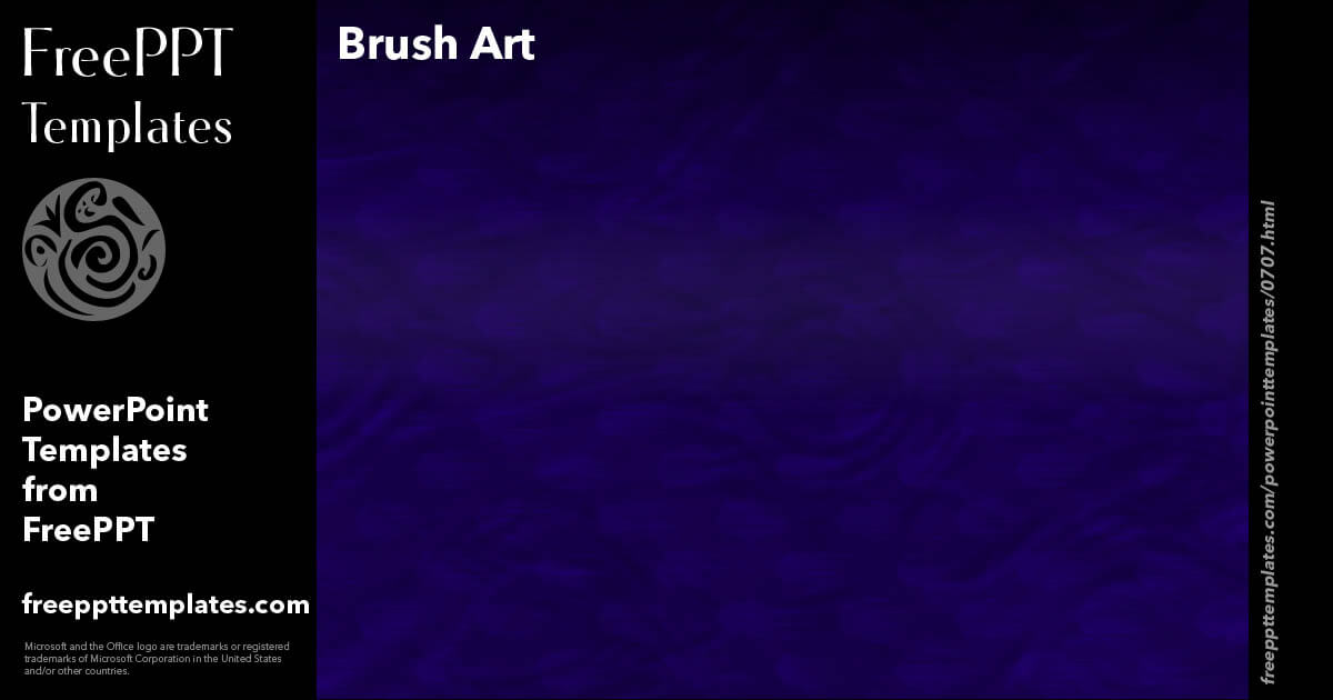 Brush Art - PowerPoint Templates