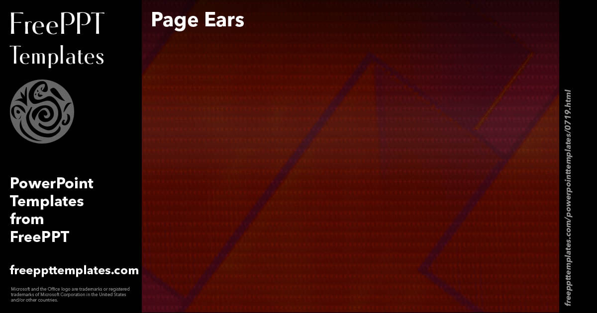 Page Ears - PowerPoint Templates