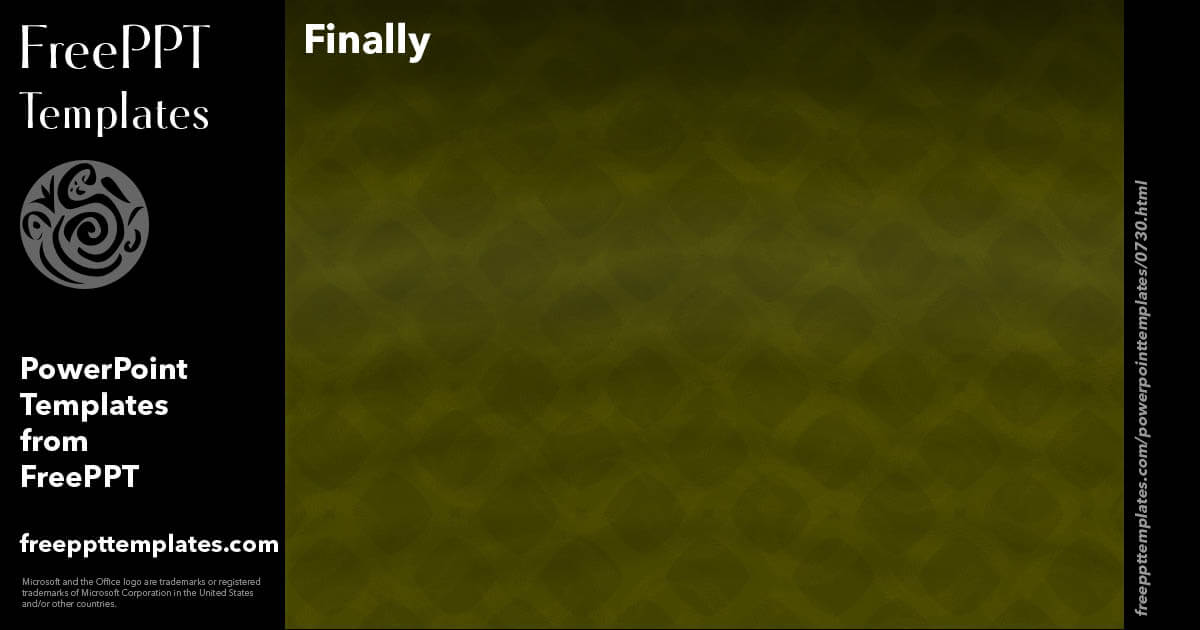 Finally - PowerPoint Templates