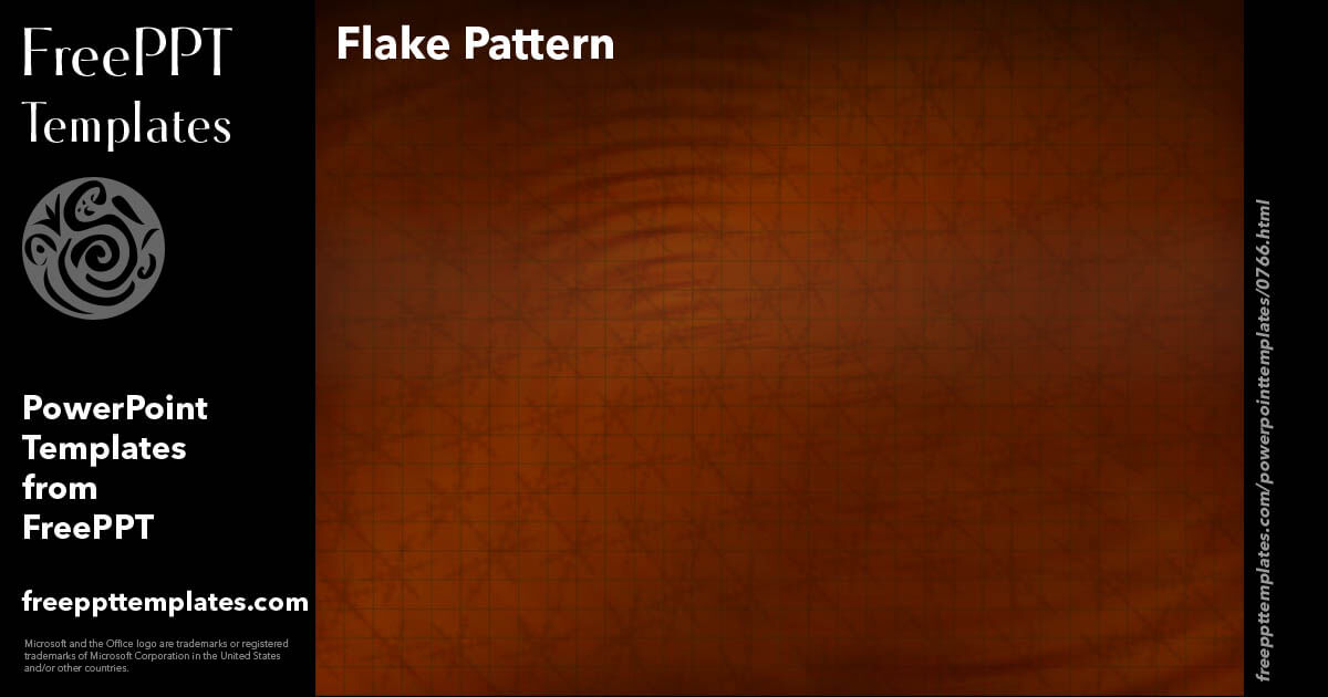 Flake Pattern - PowerPoint Templates