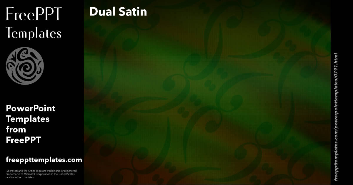 Dual Satin - PowerPoint Templates