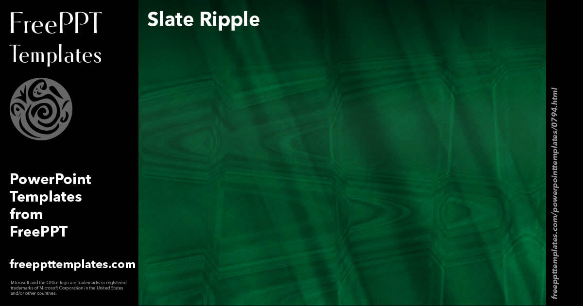 Slate Ripple - PowerPoint Templates