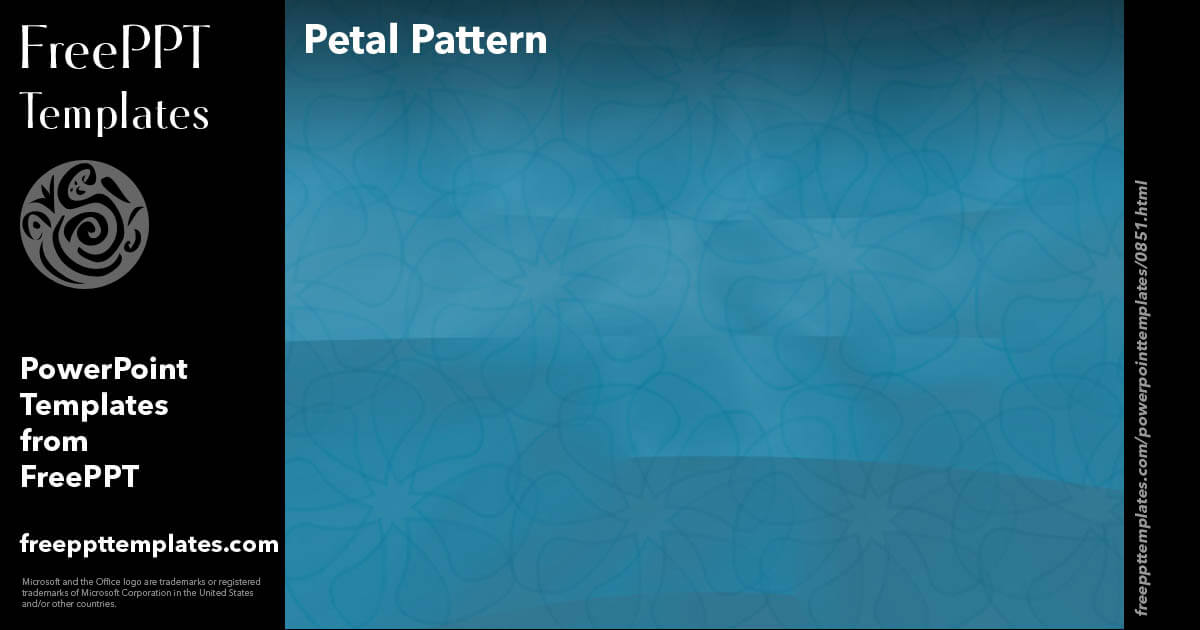 Petal Pattern - PowerPoint Templates