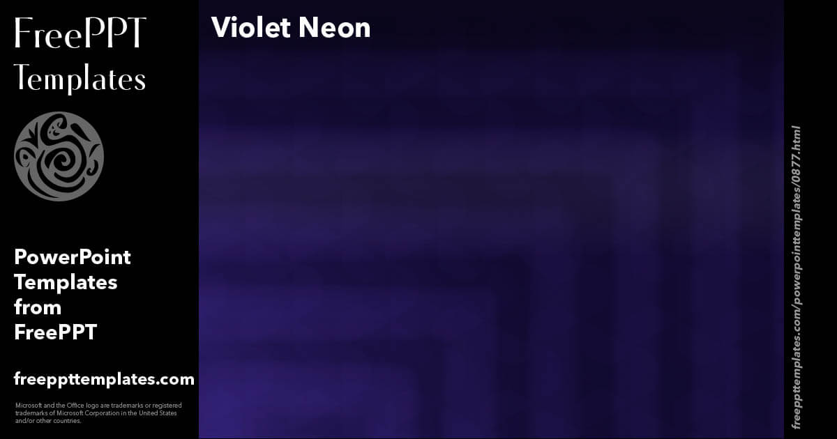 Violet Neon - PowerPoint Templates