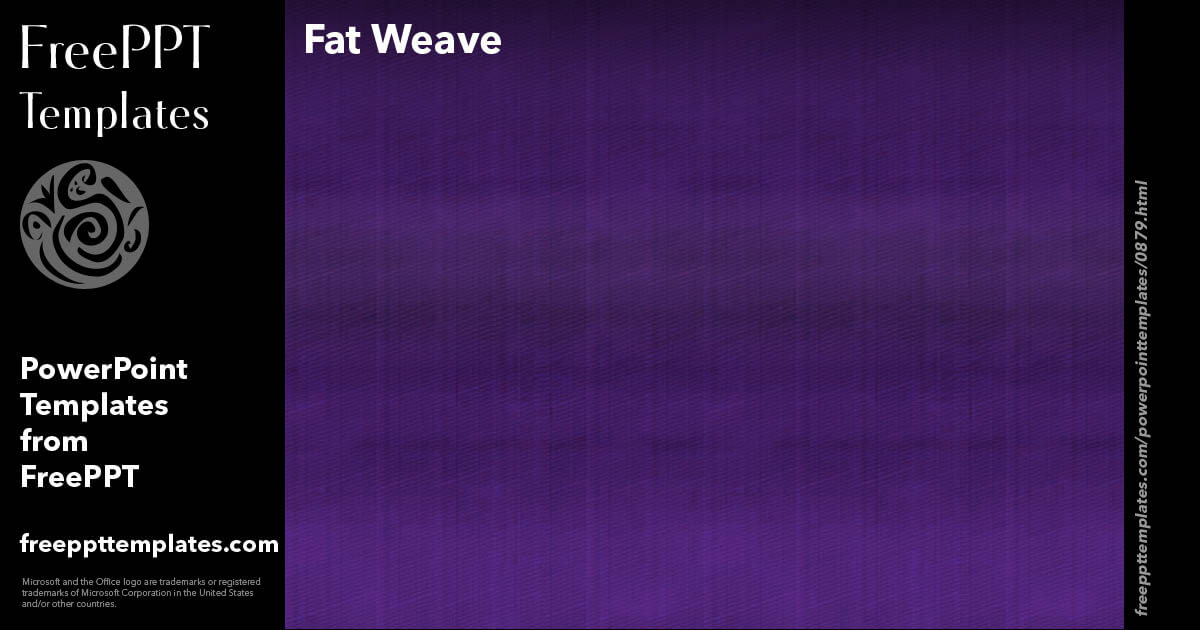 Fat Weave - PowerPoint Templates