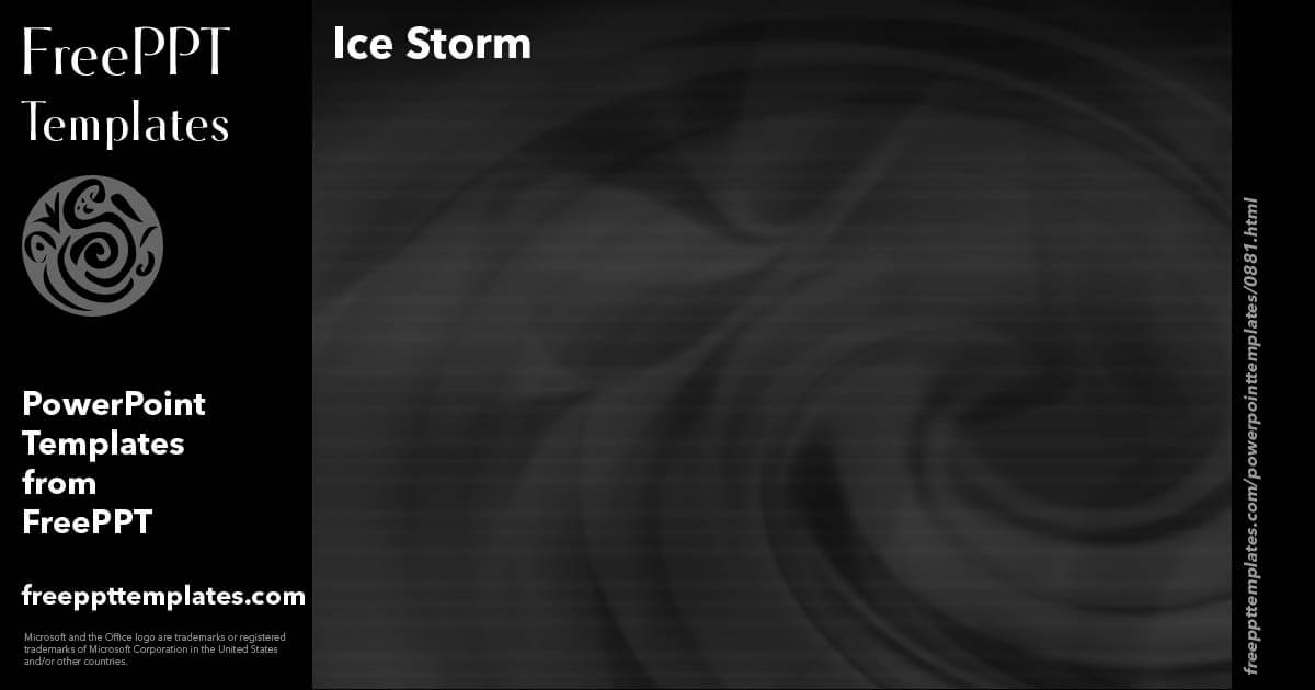 Ice Storm - PowerPoint Templates