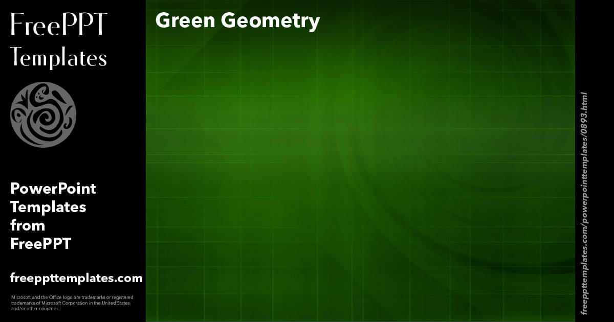 Green Geometry - PowerPoint Templates