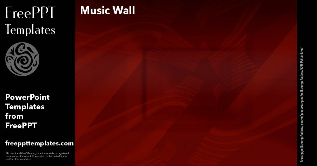 Music Wall - PowerPoint Templates