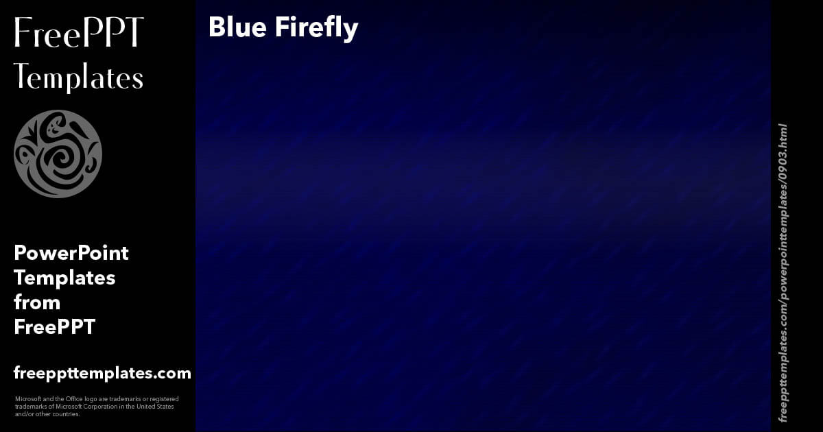 Blue Firefly - PowerPoint Templates