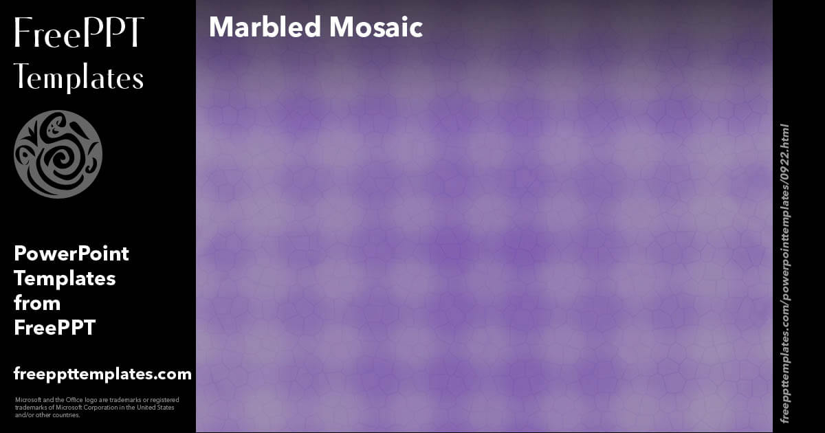 Marbled Mosaic - PowerPoint Templates