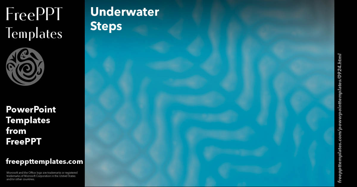 Underwater Steps - PowerPoint Templates