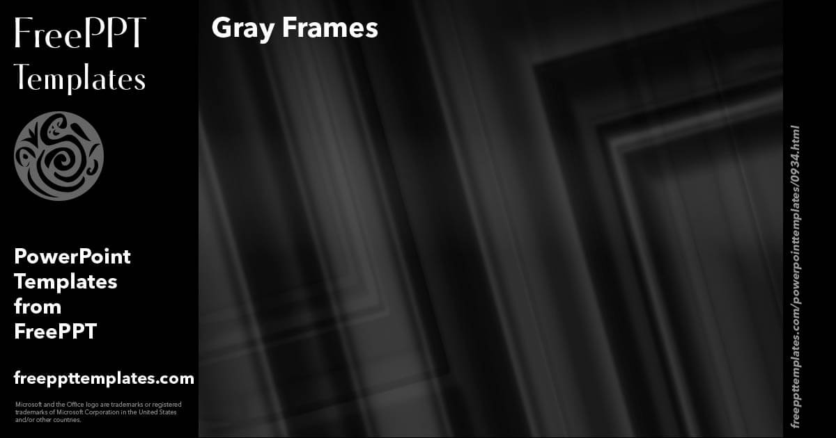 Gray Frames - PowerPoint Templates