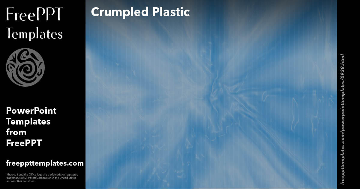 Crumpled Plastic - PowerPoint Templates