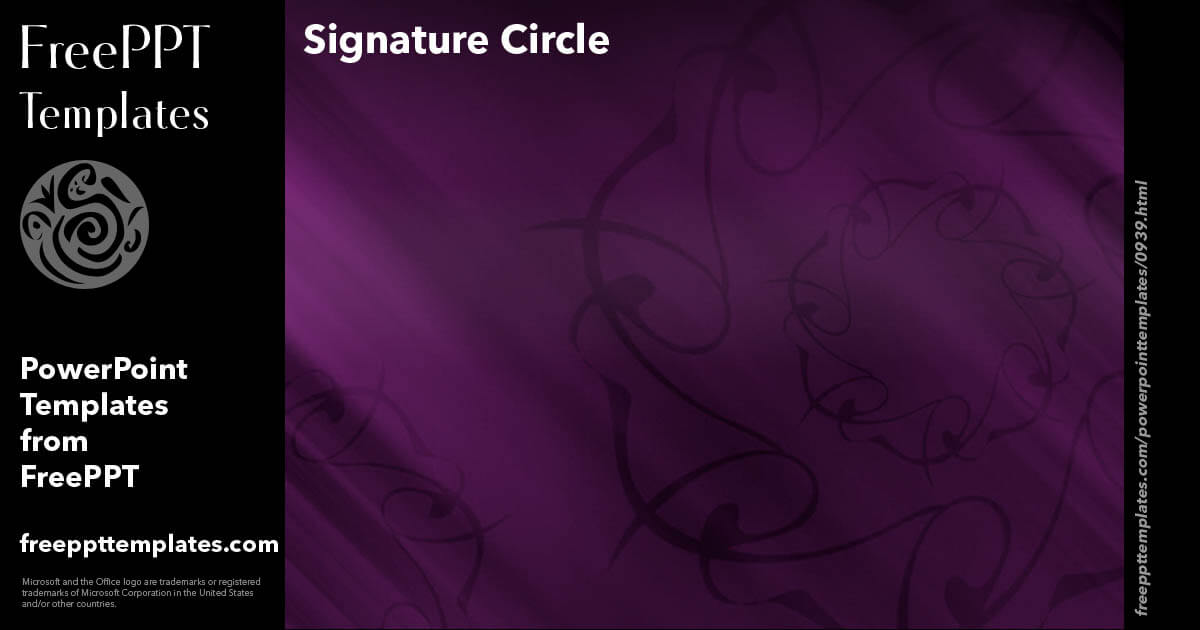 Signature Circle - PowerPoint Templates