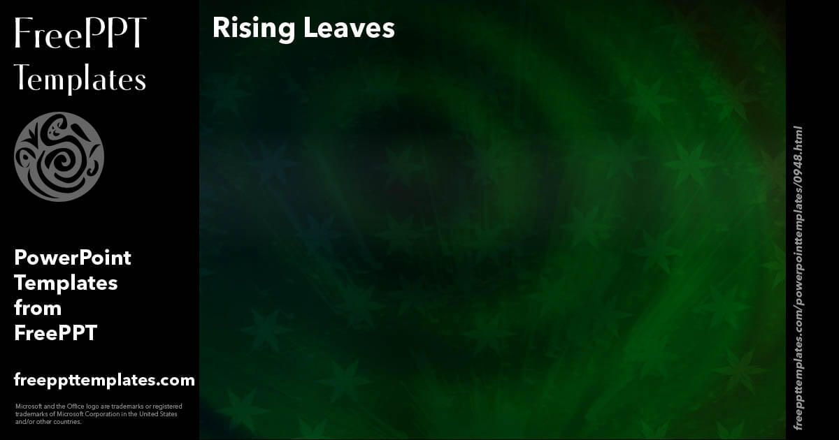 Rising Leaves - PowerPoint Templates