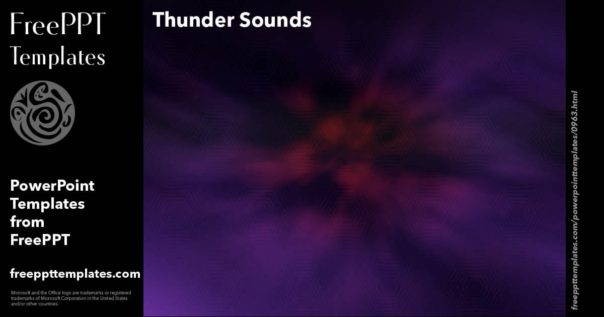 Thunder Sounds - PowerPoint Templates