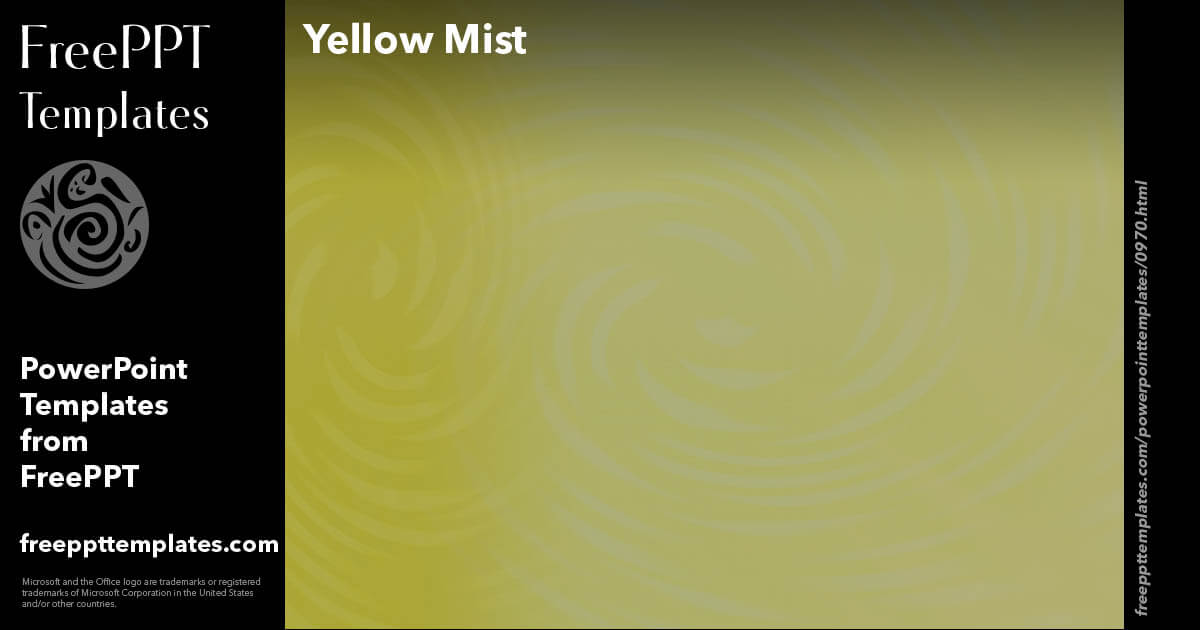 Yellow Mist - PowerPoint Templates