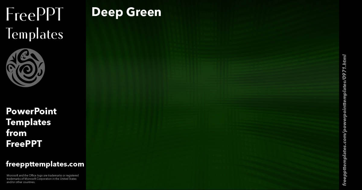 Deep Green - PowerPoint Templates
