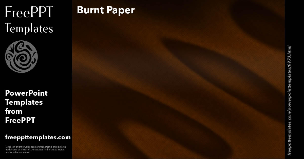Burnt Paper - PowerPoint Templates