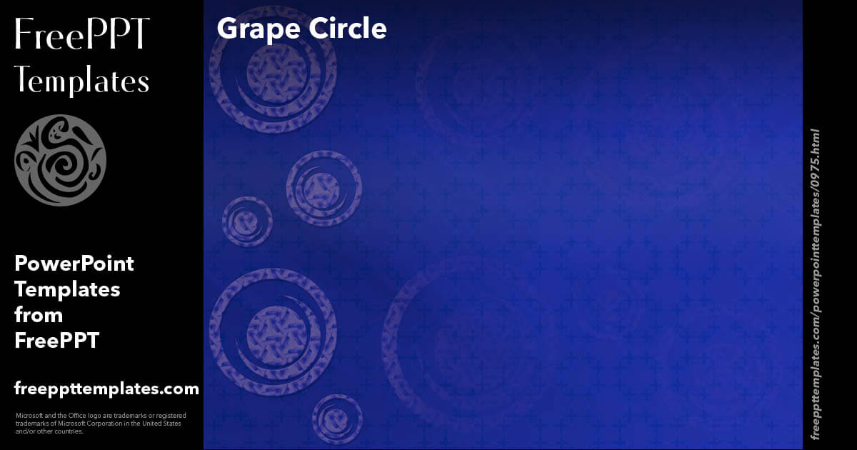 Grape Circle - PowerPoint Templates