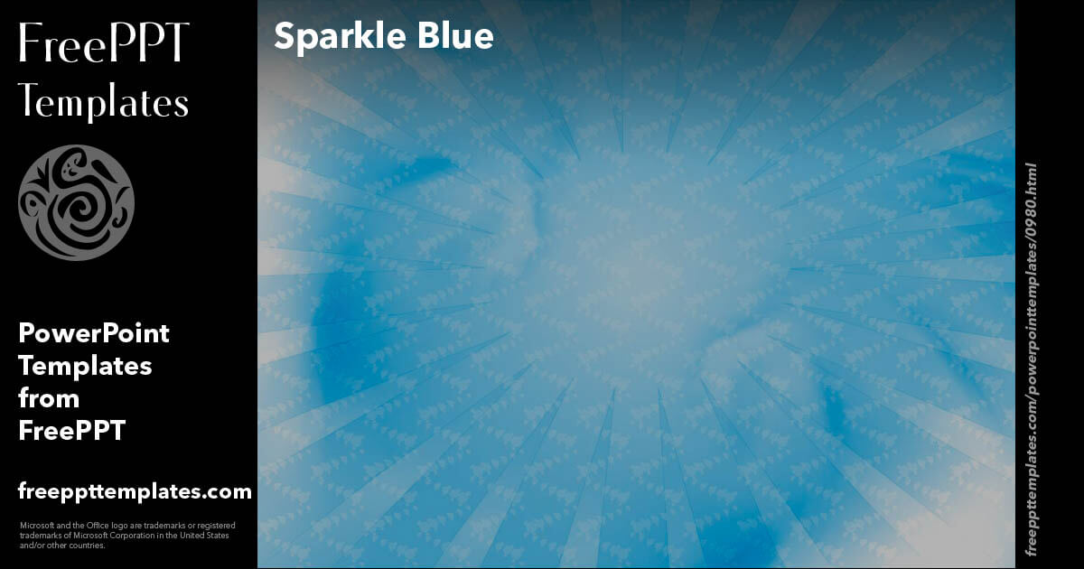 Sparkle Blue - PowerPoint Templates
