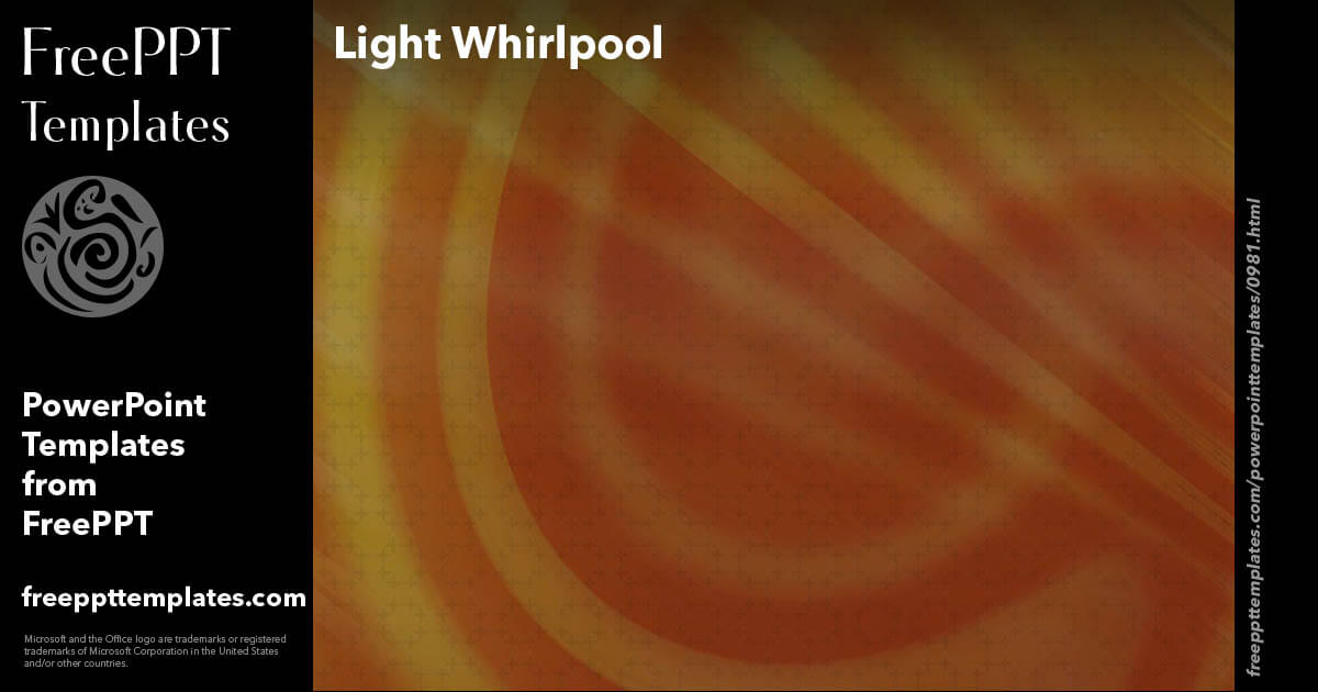 Light Whirlpool - PowerPoint Templates