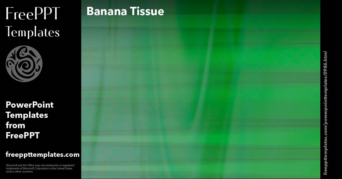 Banana Tissue - PowerPoint Templates