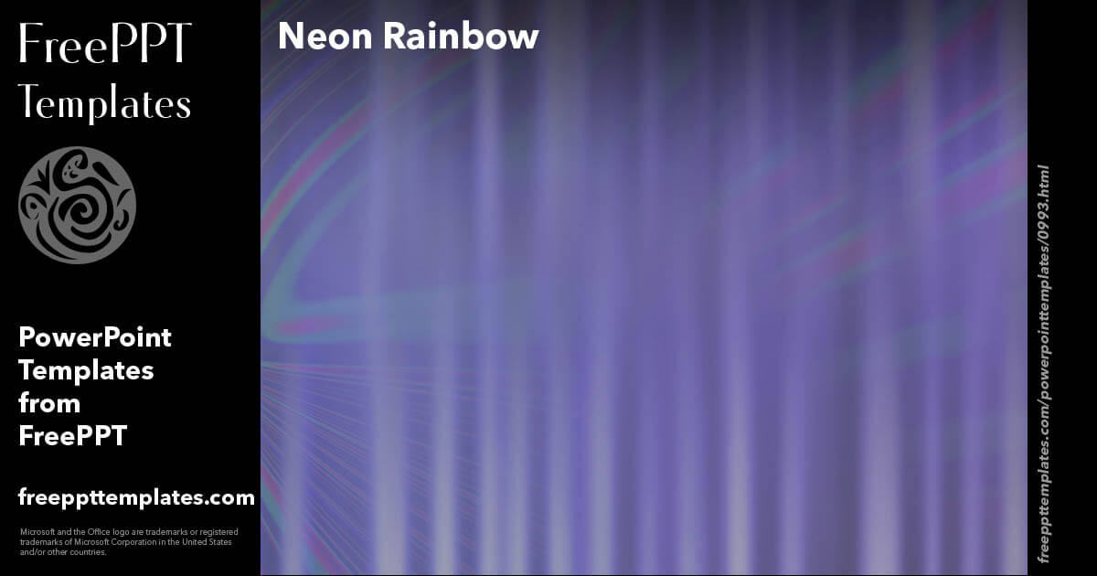 Neon Rainbow - PowerPoint Templates