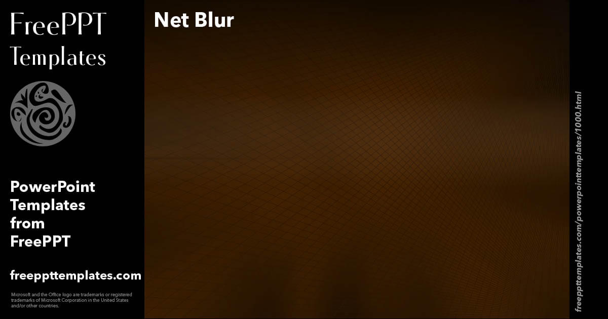 Net Blur - PowerPoint Templates