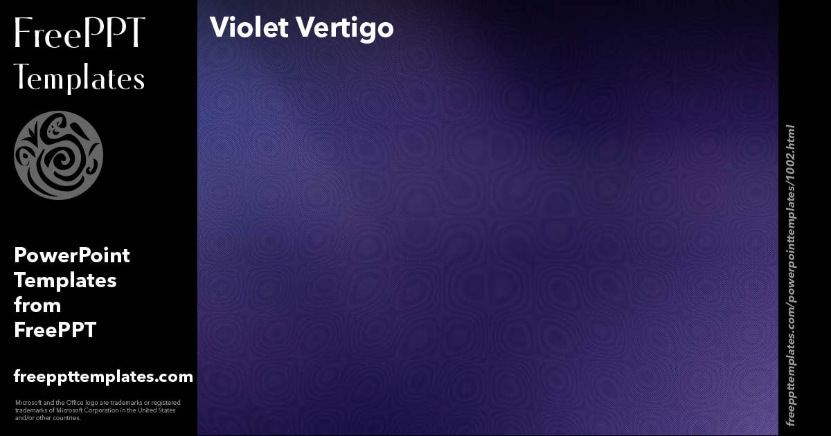 Violet Vertigo - PowerPoint Templates