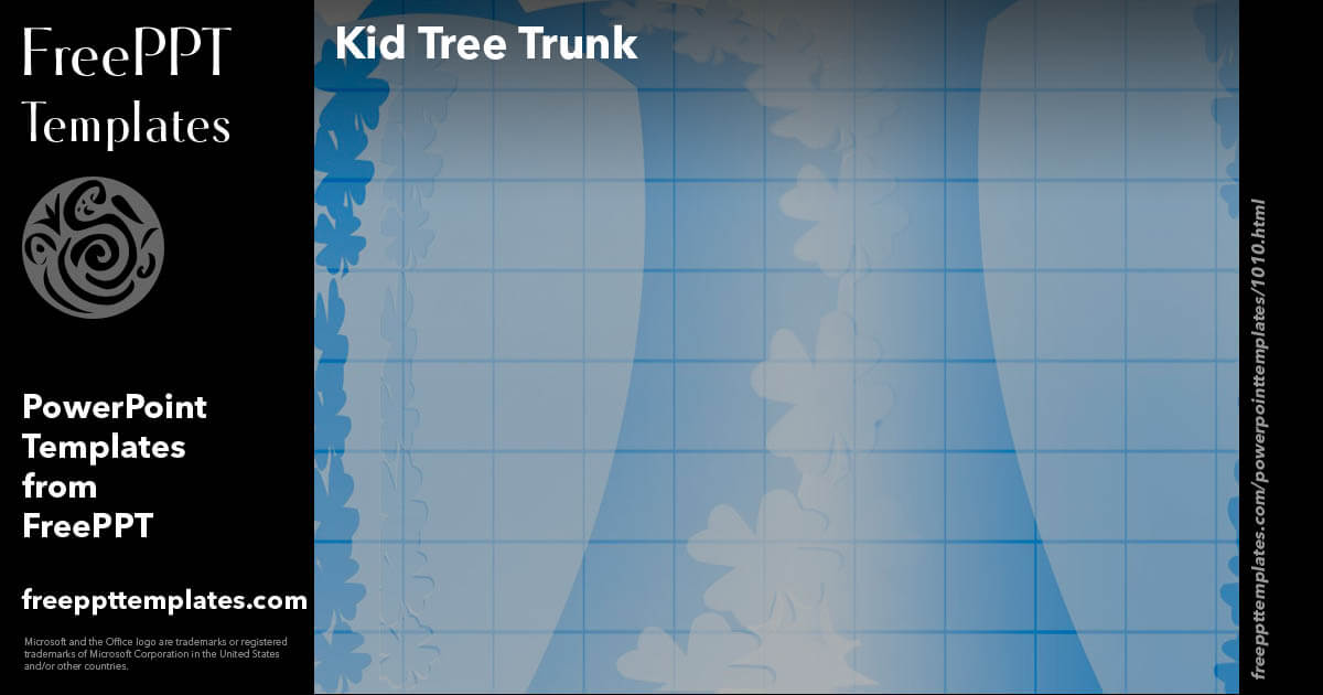 Kid Tree Trunk - PowerPoint Templates