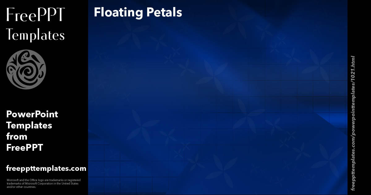 Floating Petals - PowerPoint Templates