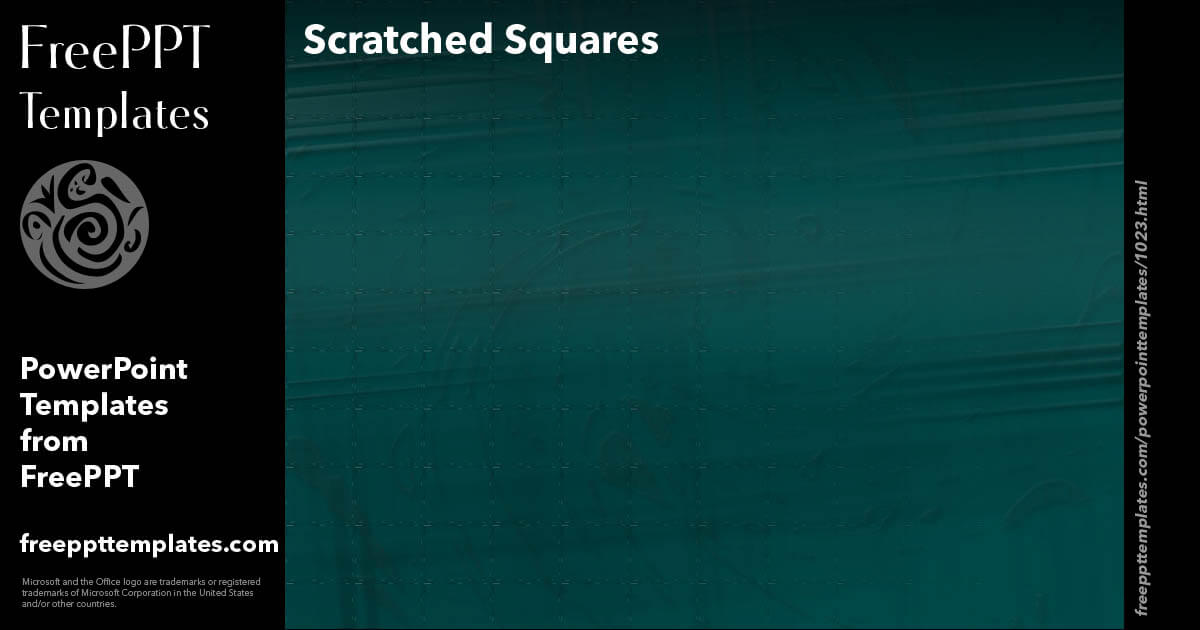 Scratched Squares - PowerPoint Templates