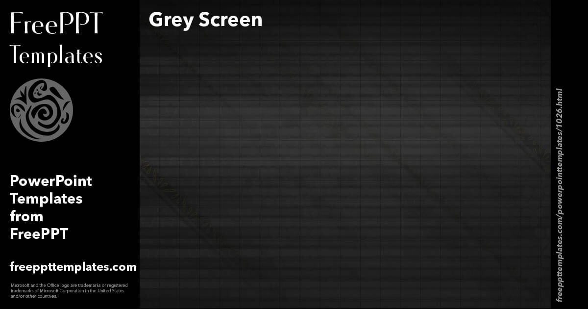 Grey Screen - PowerPoint Templates