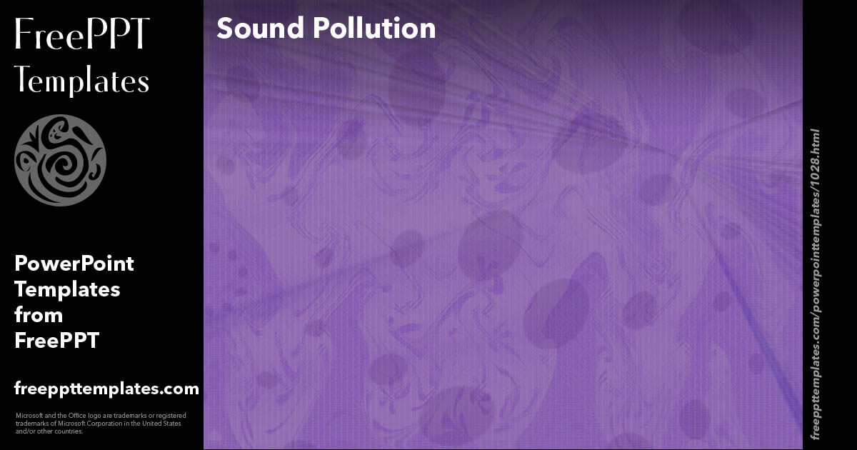 Sound Pollution - PowerPoint Templates