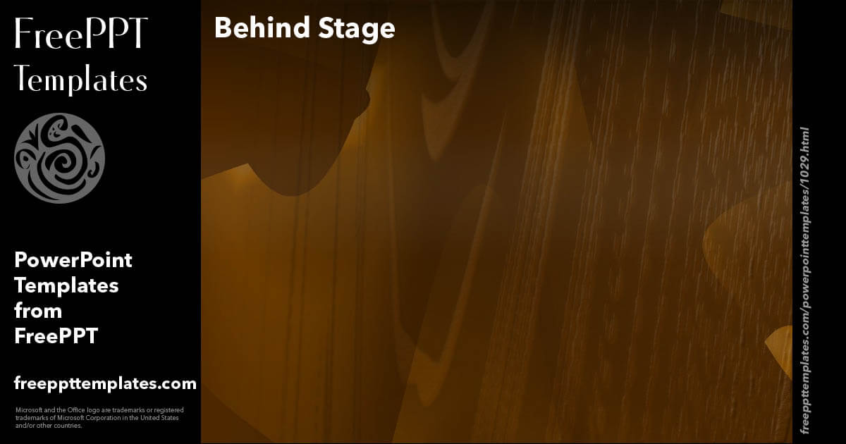 Behind Stage - PowerPoint Templates