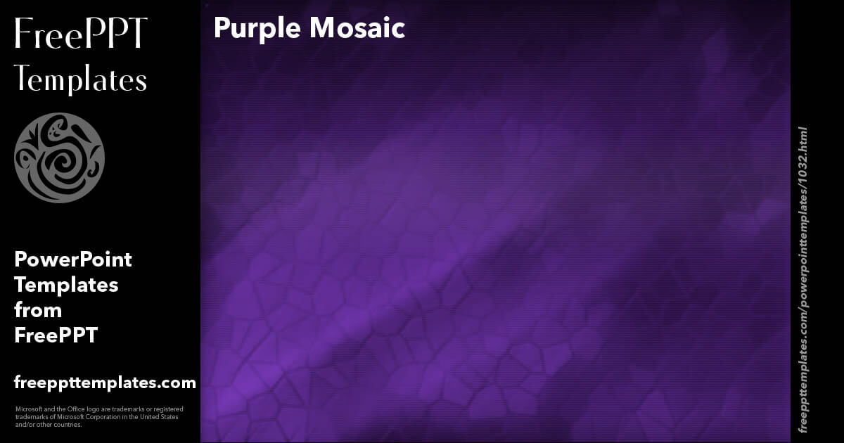 Purple Mosaic - PowerPoint Templates