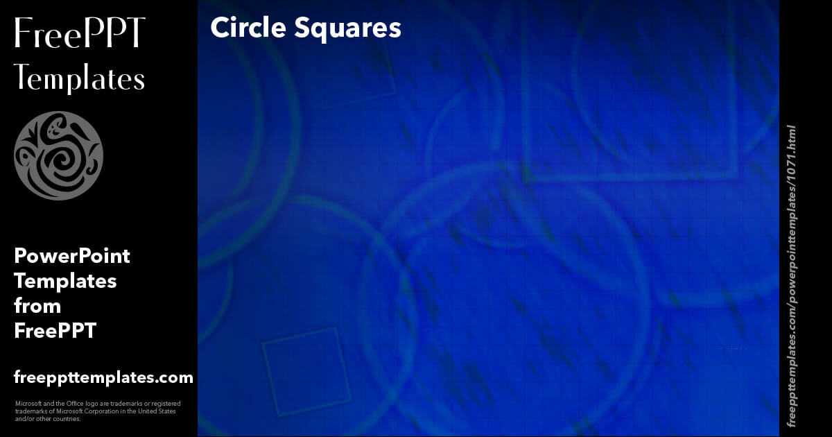 Circle Squares - PowerPoint Templates