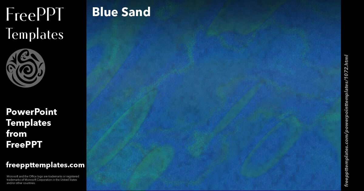 Blue Sand - PowerPoint Templates