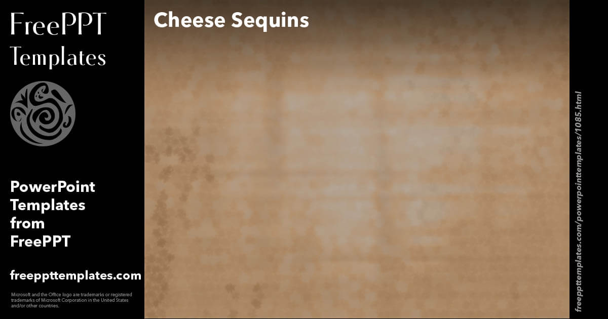 Cheese Sequins - PowerPoint Templates