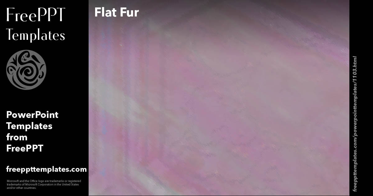Flat Fur - PowerPoint Templates