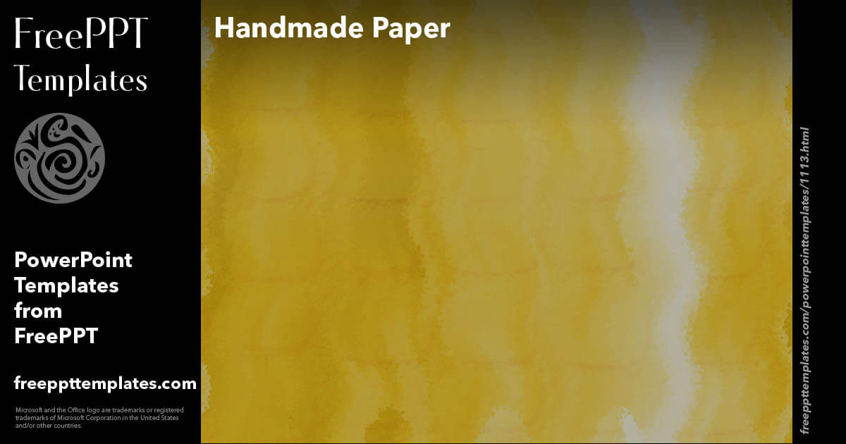 Handmade Paper - PowerPoint Templates
